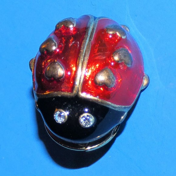 Avon | Jewelry | Vintage Avon Love Bug Brooch Pin Ladybug Insect Hearts ...
